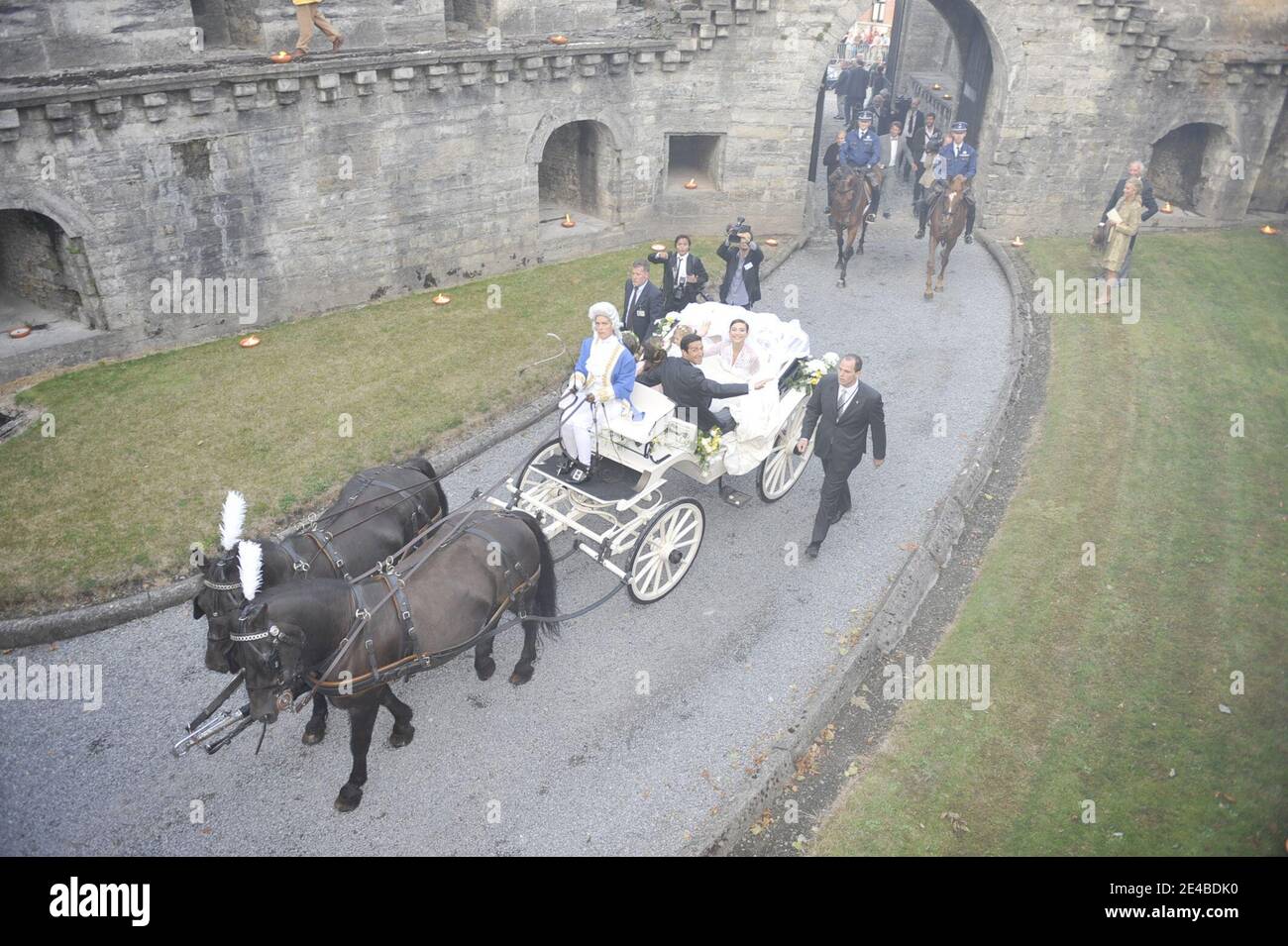 NO TABLOIDSEXCLUSIVE. Belgian Prince Edouard de Ligne La Tremoille and ...