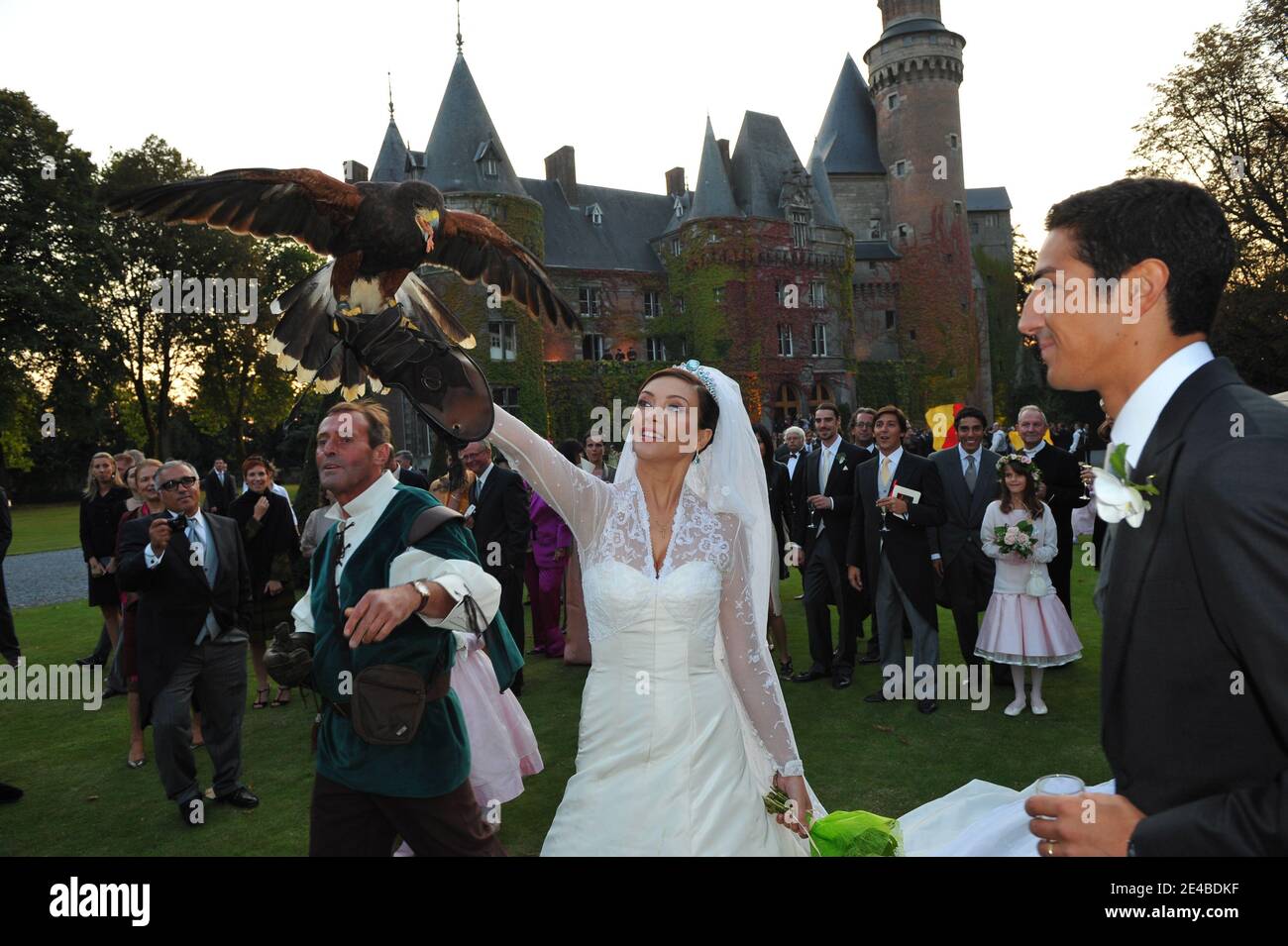 NO TABLOIDSEXCLUSIVE. Belgian Prince Edouard de Ligne La Tremoille and ...