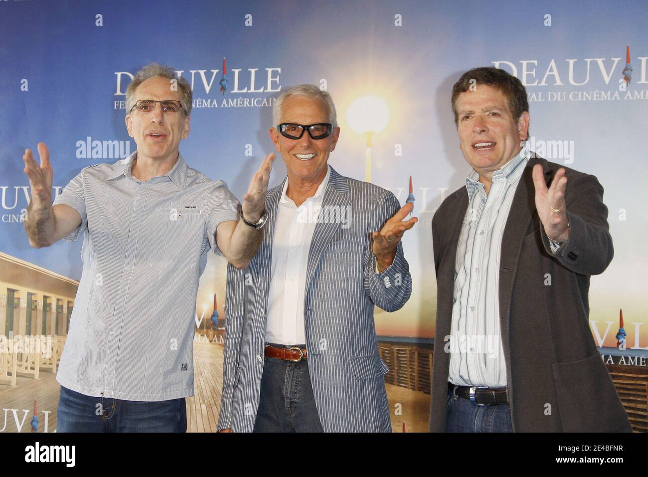 Directors, screenwriters and producers David Zucker, Jim Abrahams and ...