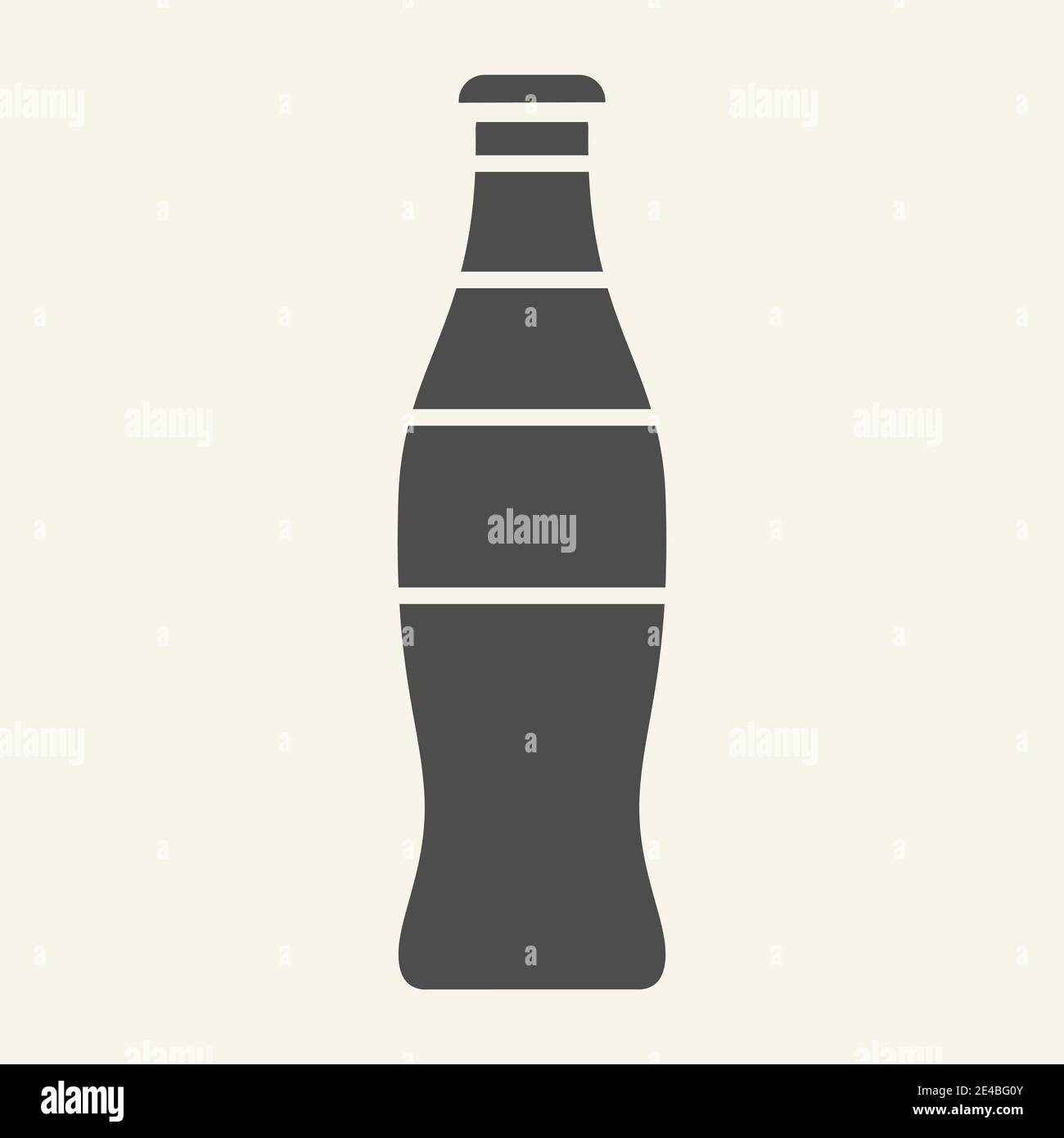 Glass Soda Bottle Vector