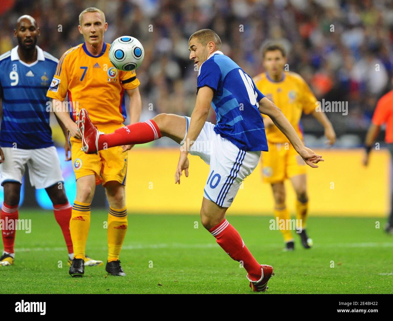 France's Karim Benzema during FIFA World Cup Qualifying, Soccer Match ...