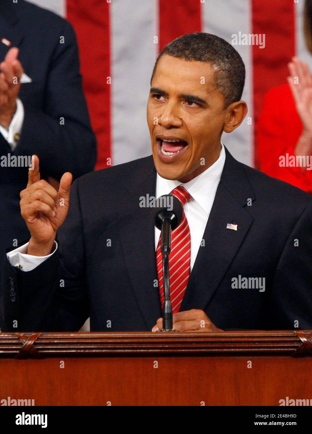 President Barack Obama addresses a joint session of Congress on his ...