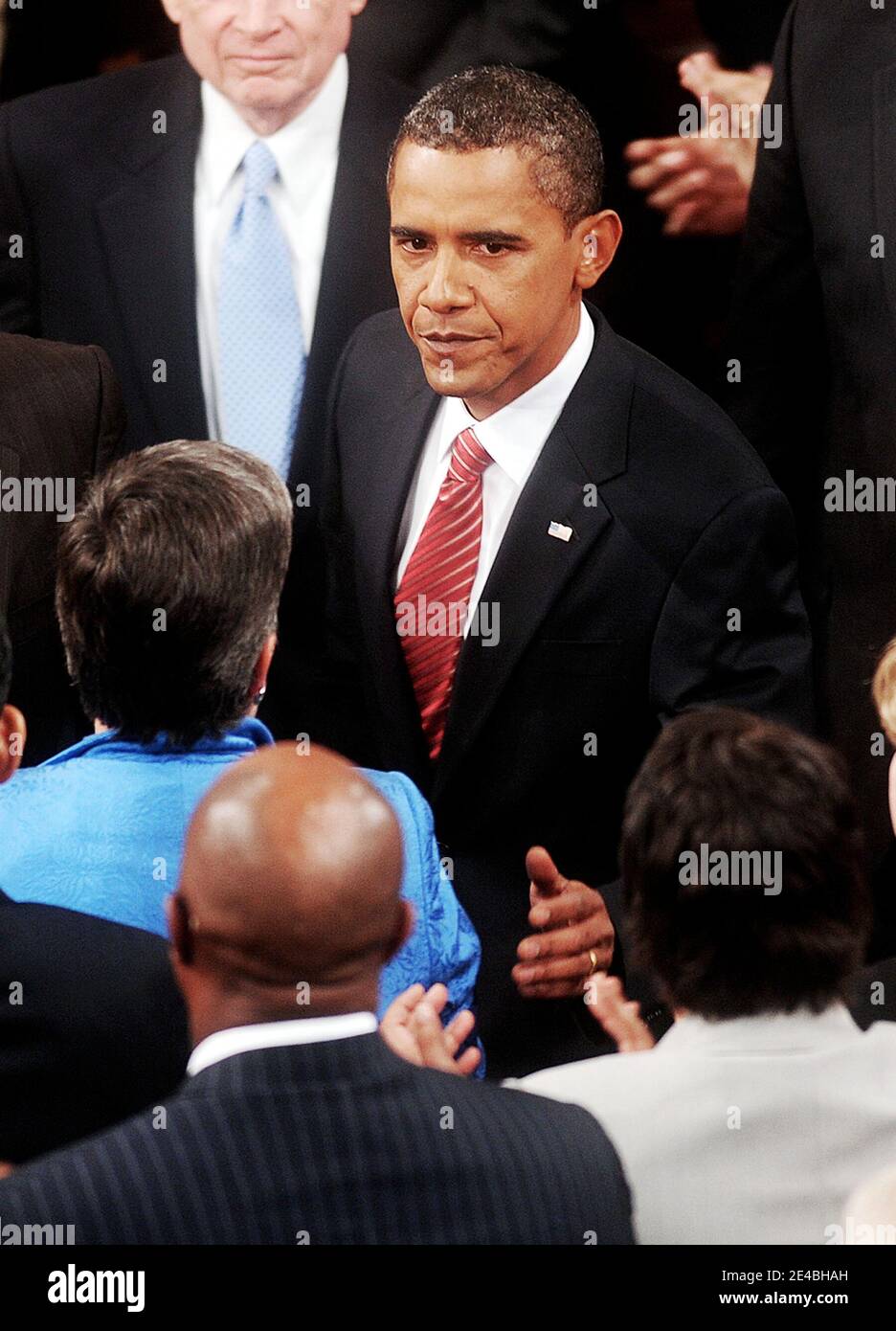 US President Barack Obama addresses a joint session of Congress on his ...