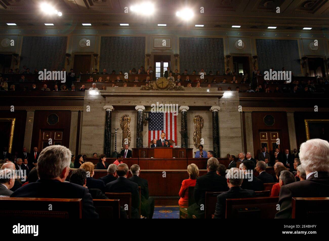 President Barack Obama addresses a joint session of Congress on his ...