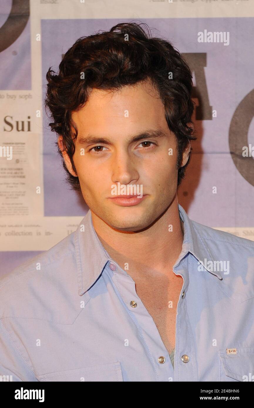 Penn Badgley attends the launch of Anna Sui's 'Gossip Girl' inspired ...