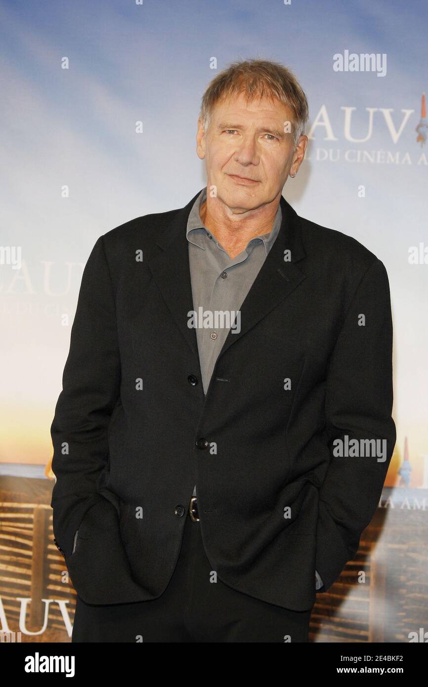 American actor harrison ford poses hi-res stock photography and images ...