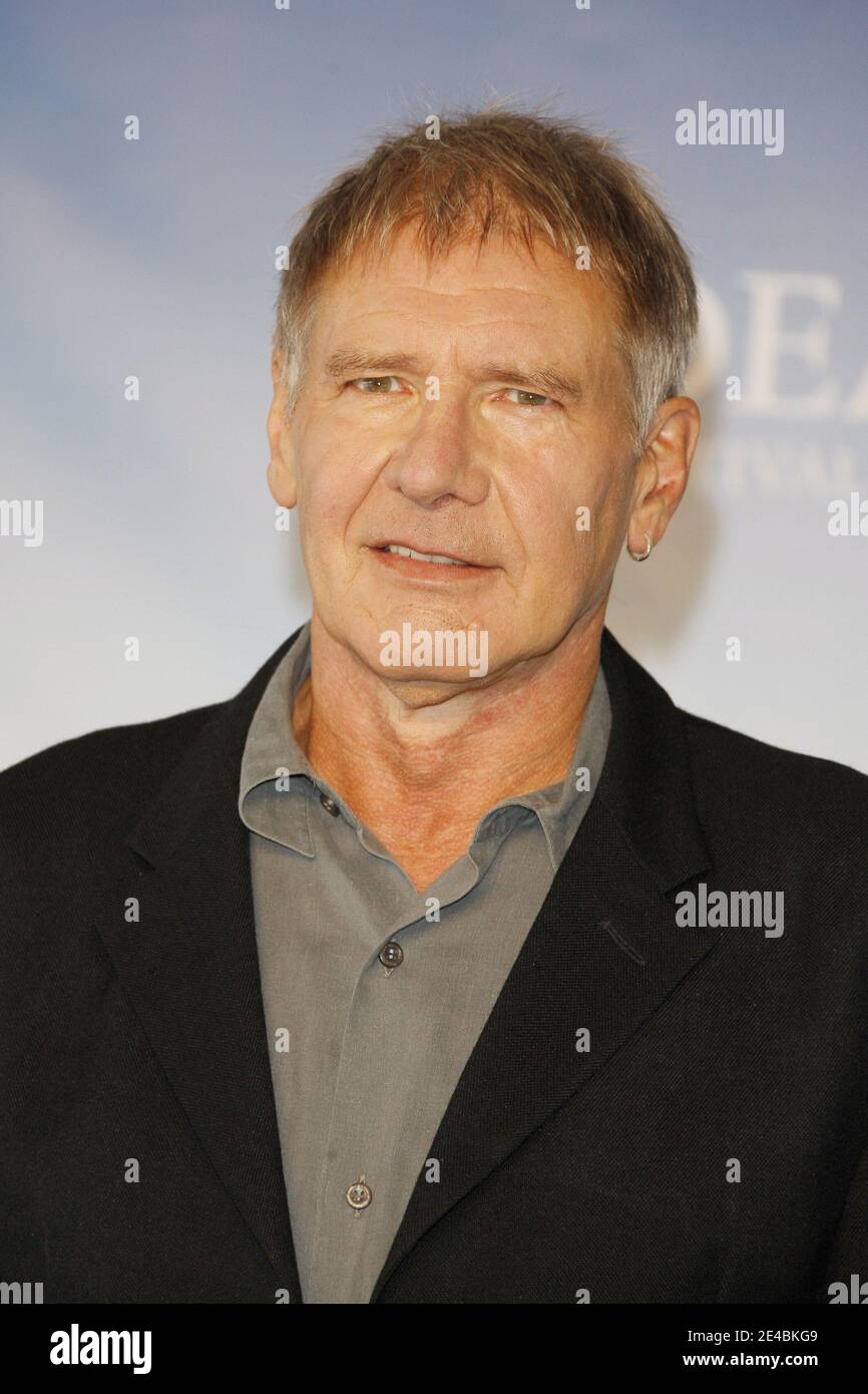 American actor harrison ford poses hi-res stock photography and images ...