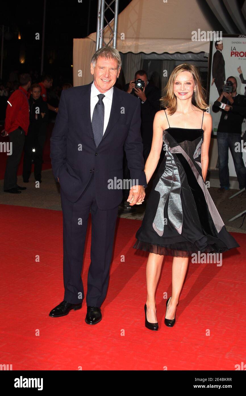 US actor Harrison Ford is guest of honor and his girlfriend Calista ...
