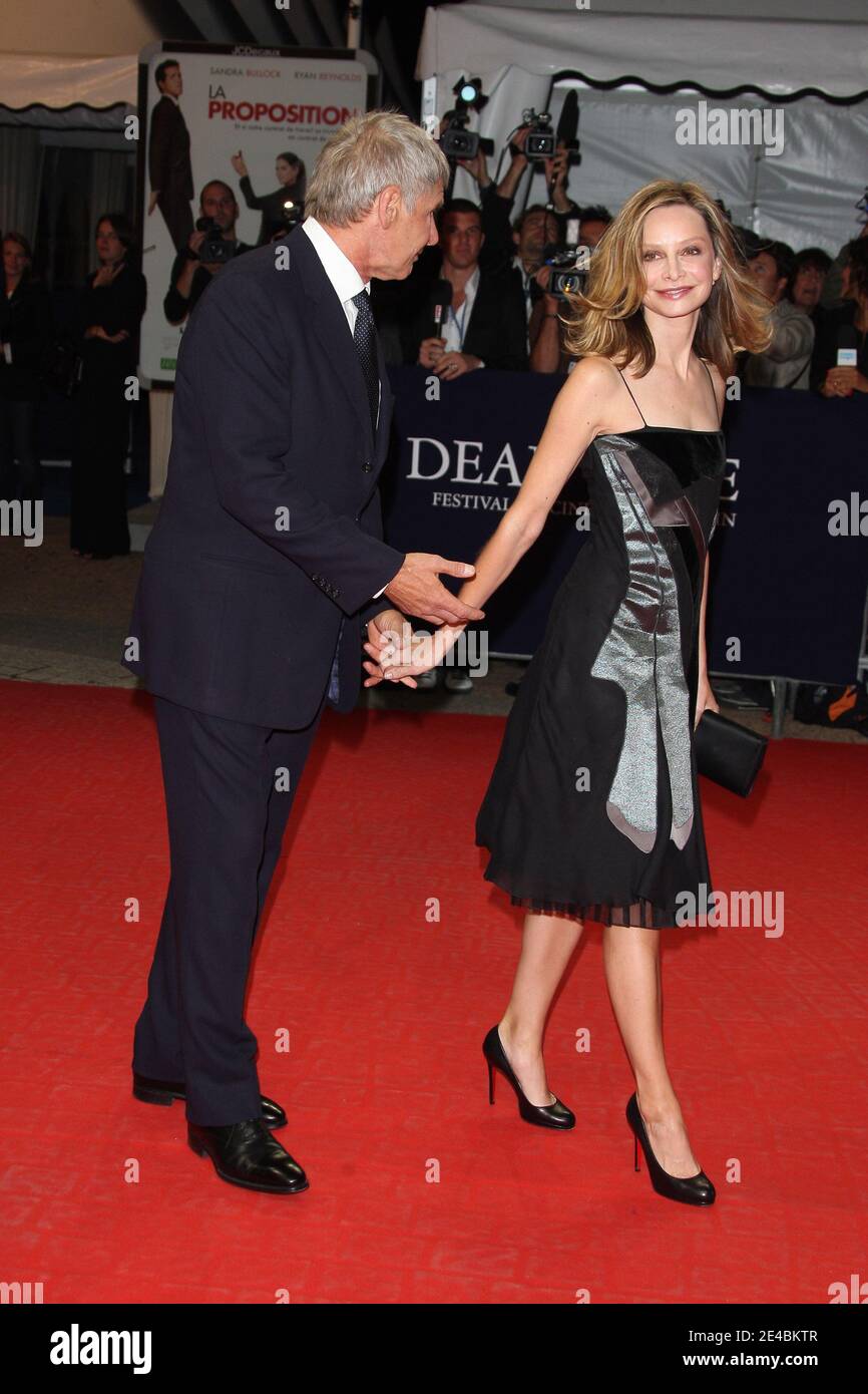 US actor Harrison Ford is guest of honor and his girlfriend Calista ...