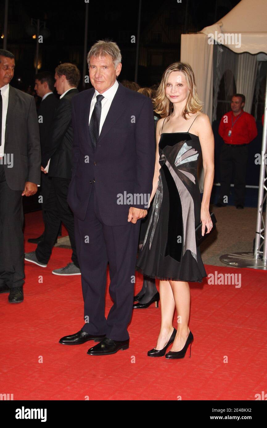 US actor Harrison Ford is guest of honor and his girlfriend Calista ...