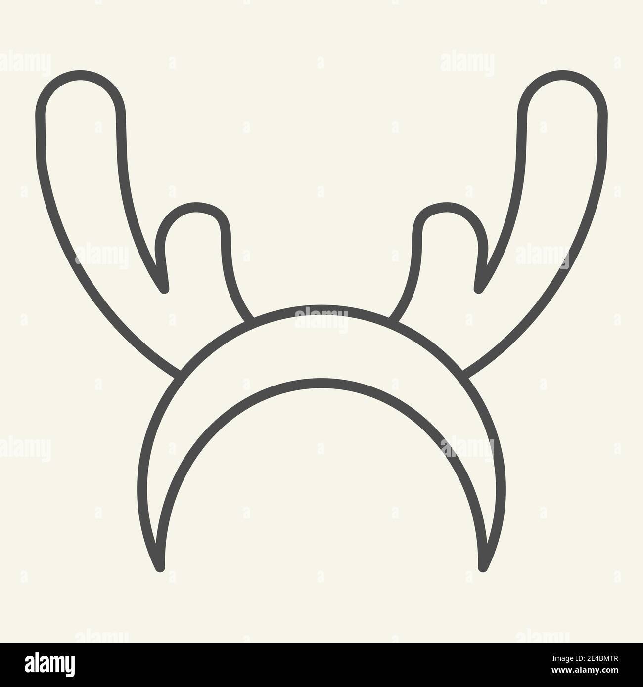 Reindeer Antler Outline