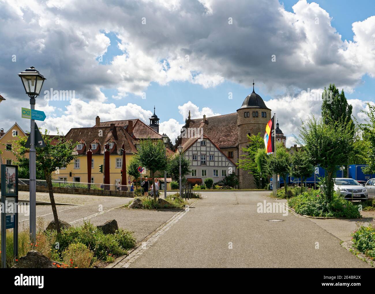 Historic town center in marktbreit am main hi-res stock photography and ...