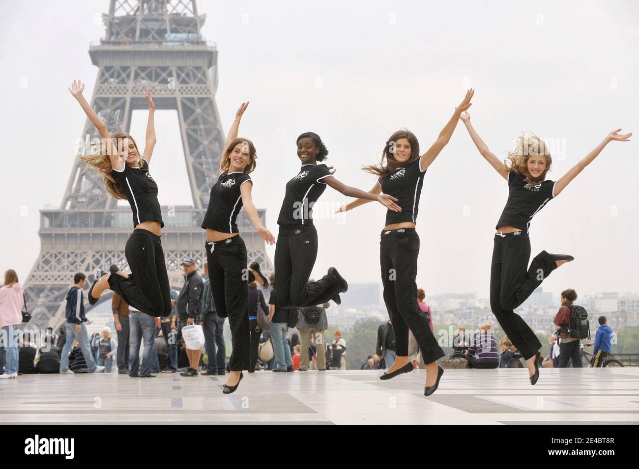 The 10 French finalists of Elite Model Look visit Paris, France on ...