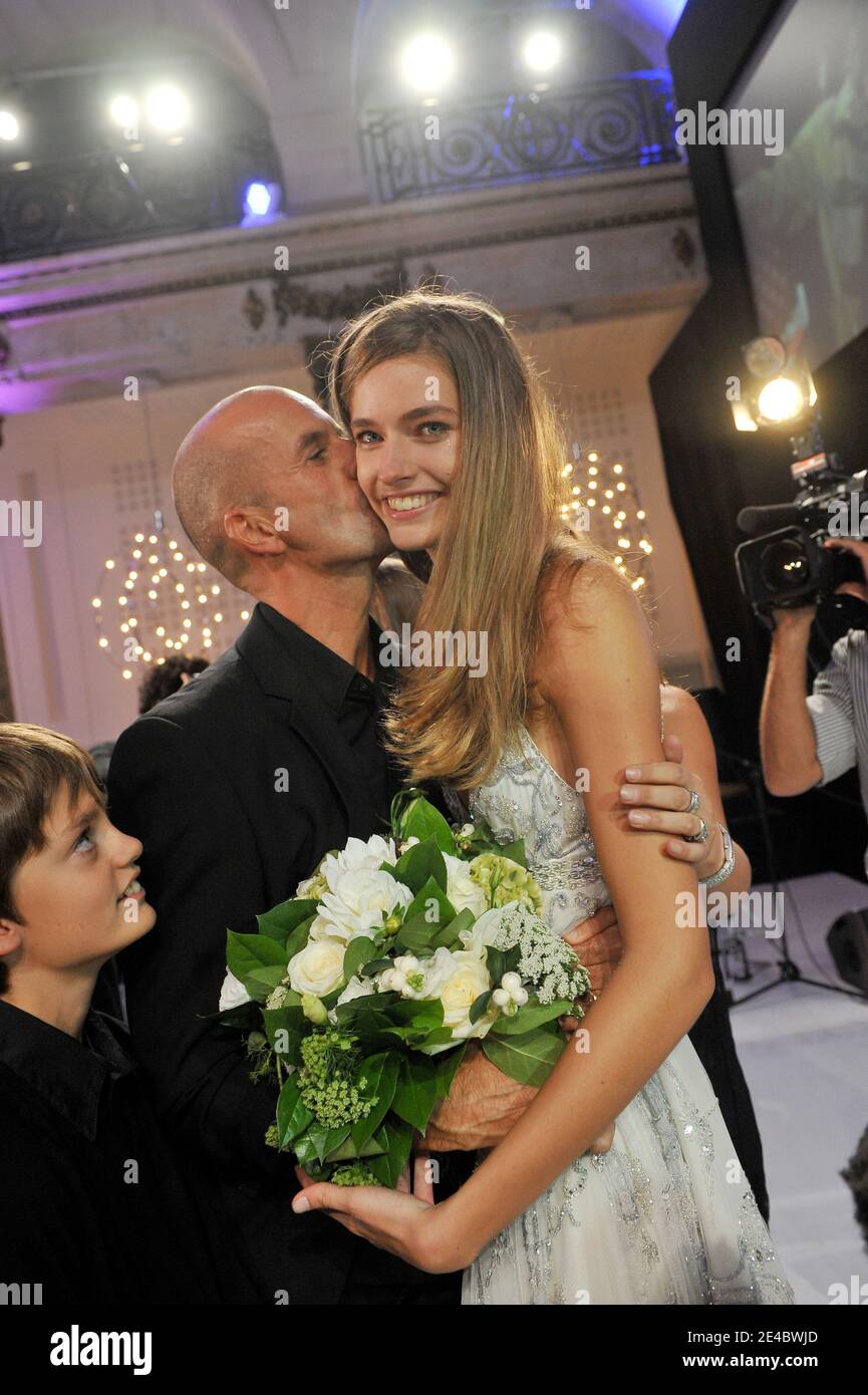 Manon Pieto during the Elite Model Look, contest in Paris, France on ...