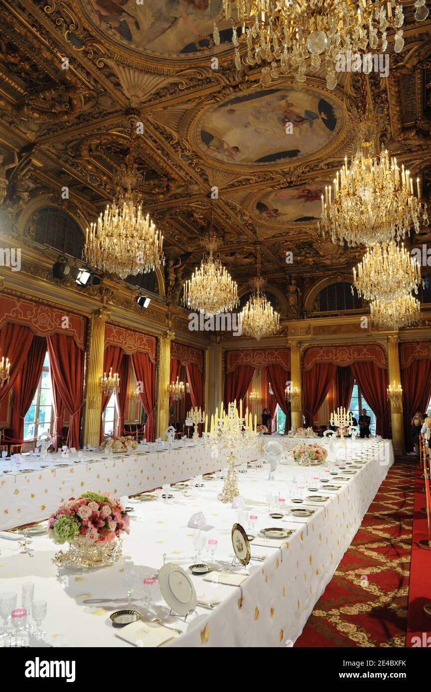 Ballroom and official dinner setting are seen as thousands of people ...