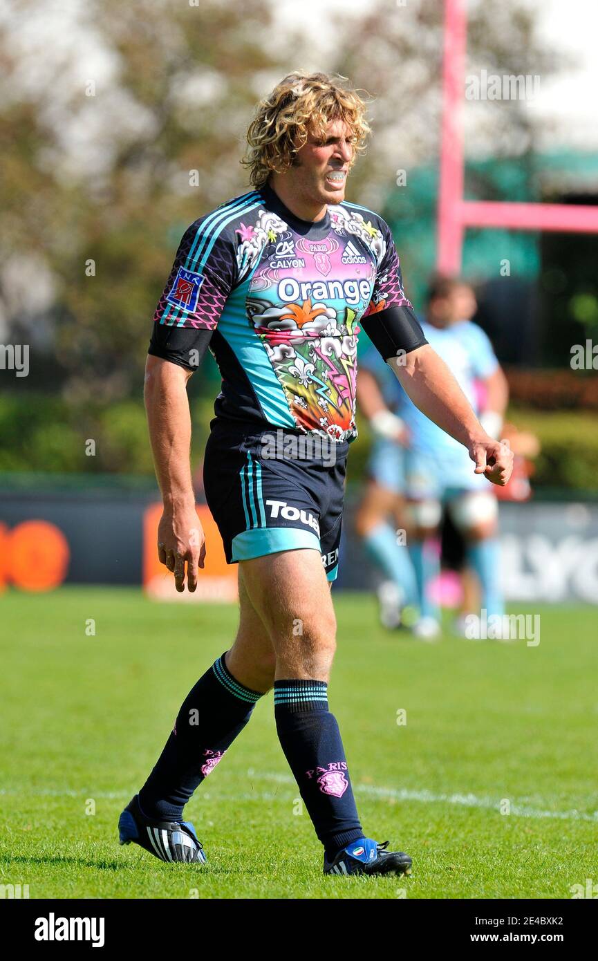 Stade Francais' Mirco Bergamasco during the French Top 14 rugby match ...