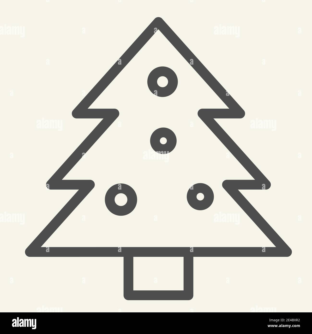 Christmas firtree Stock Vector Images - Alamy
