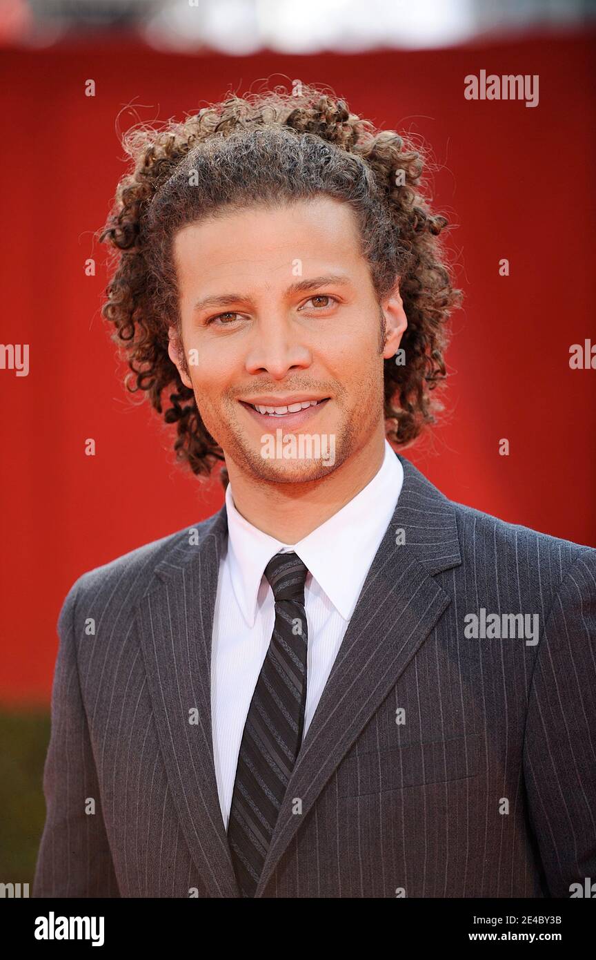 Justin Guarini arriving at the 61st Annual Primetime Emmy Awards, held ...