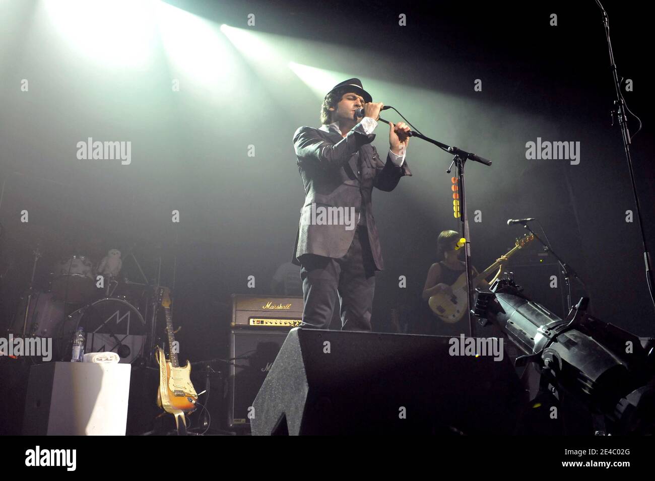 EXCLUSIVE. Mathieu Chedid, aka M, performs in Montreal, Canada, on July ...