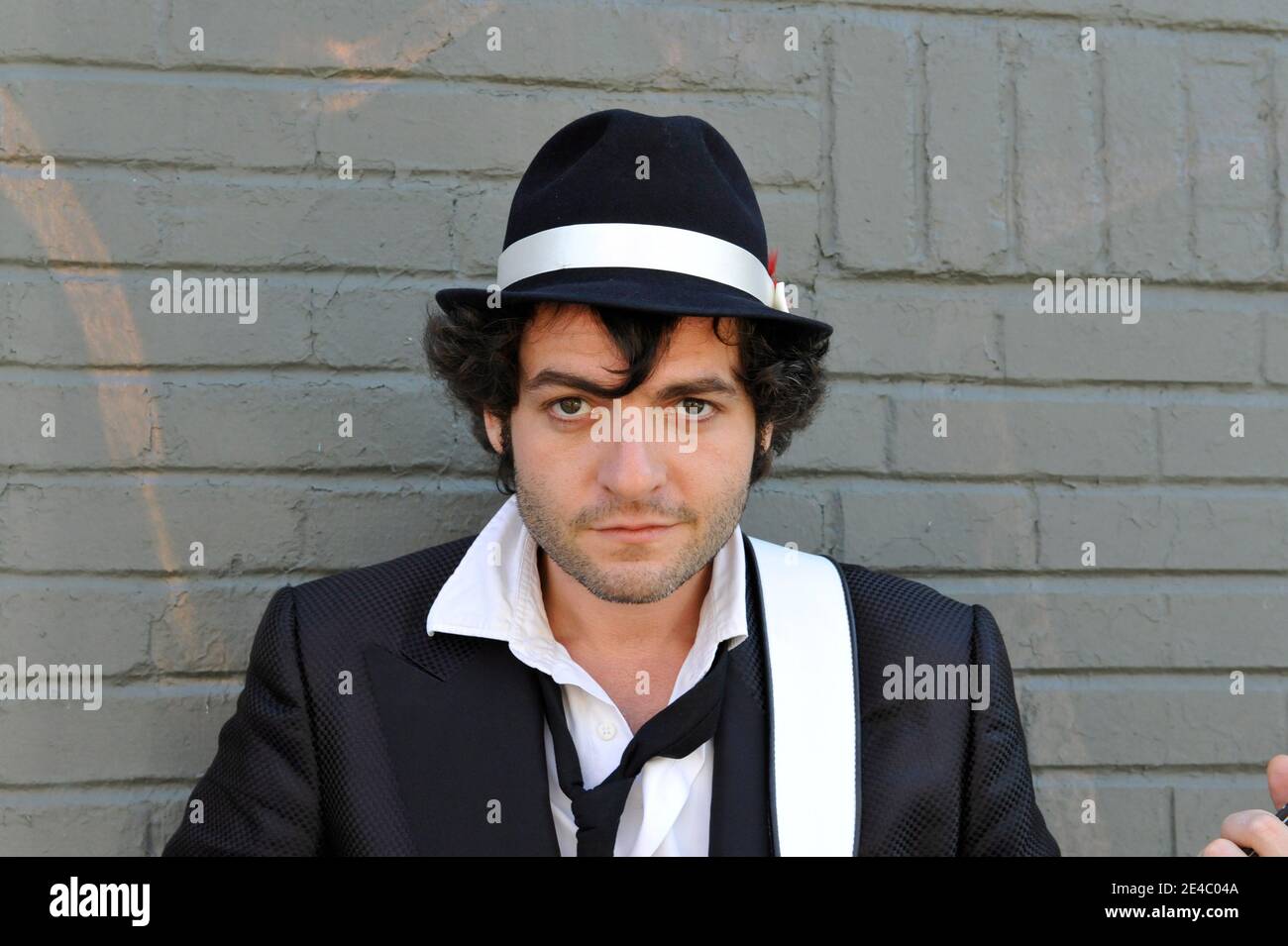 EXCLUSIVE. Mathieu Chedid, aka M, poses in Montreal, Canada, on July 20 ...