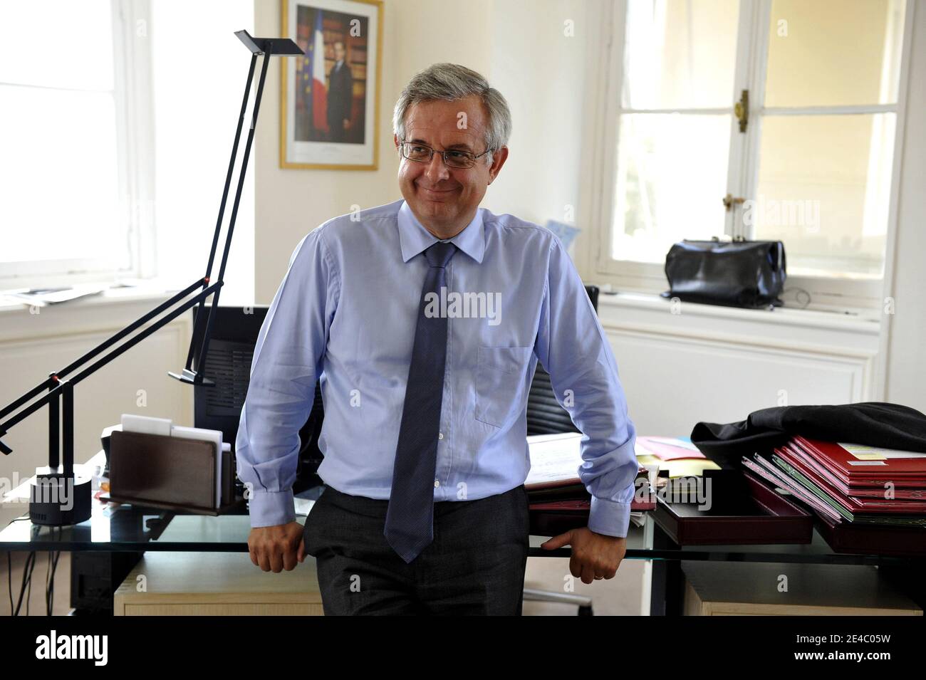 Exclusive. Secretary-general assistant of the Elysee Xavier Musca poses ...