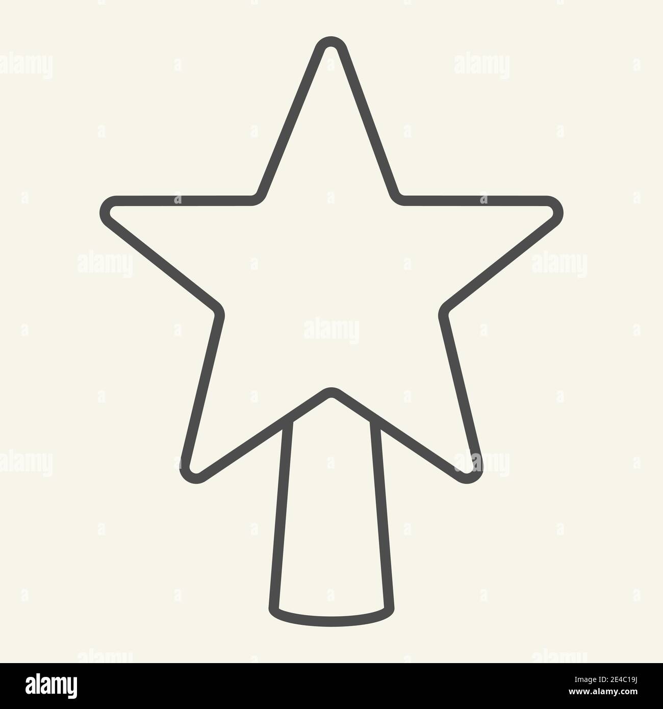 Christmas Star Clip Art Outline