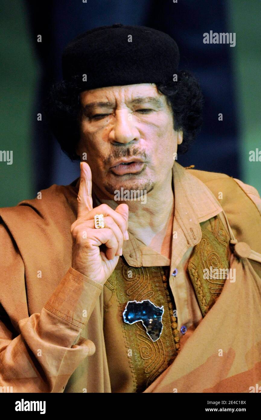 Muammar gaddafi united nations hi-res stock photography and images - Alamy