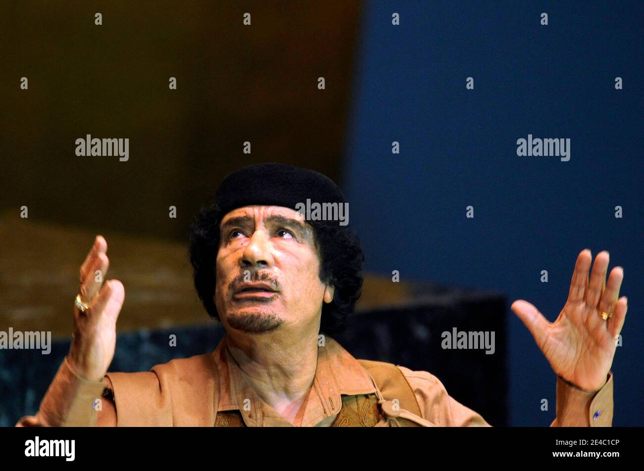 Muammar gaddafi united nations hi-res stock photography and images - Alamy