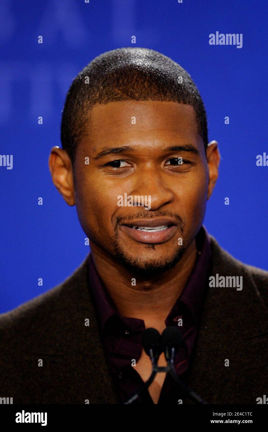 Singer Usher attends the Clinton Global Initiative (CGI) September 24 ...