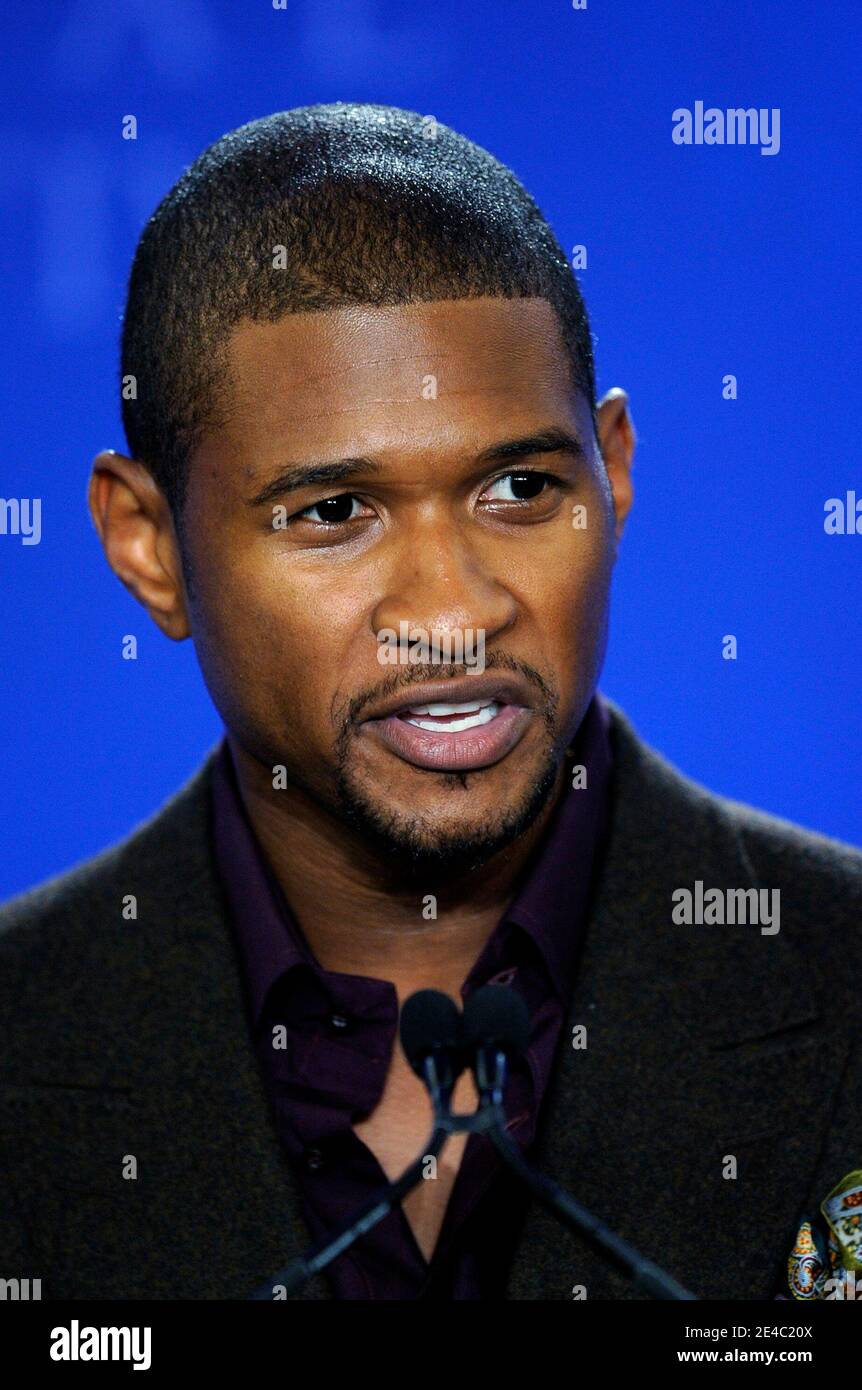 Singer Usher attends the Clinton Global Initiative (CGI) September 24 ...