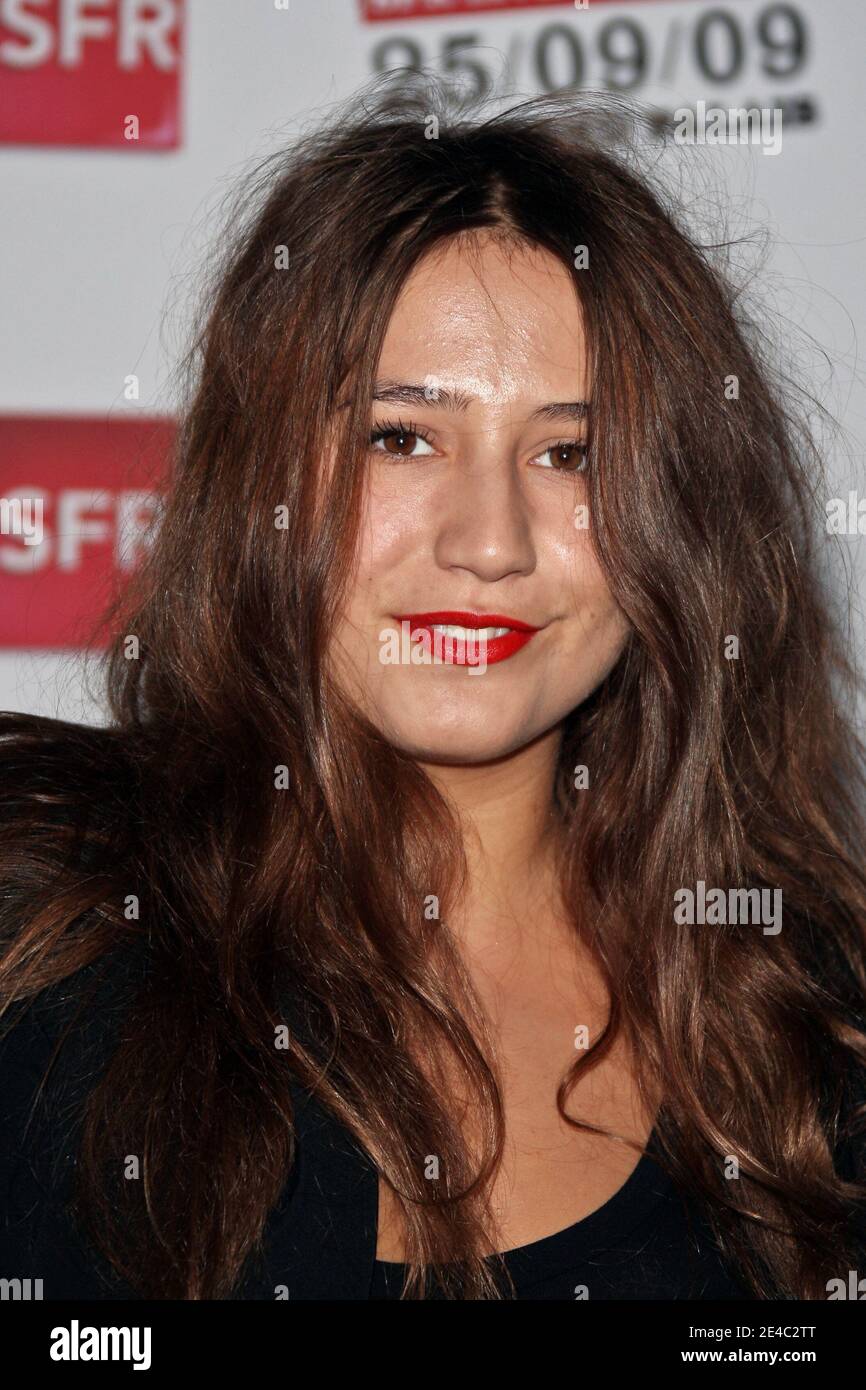 Izia Higelin attends the first 'Nuit Electro' held at Grand Palais in ...
