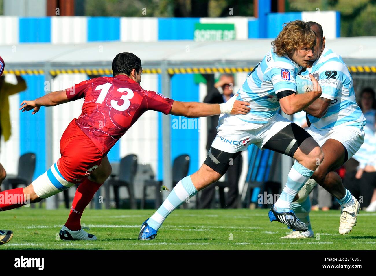 Racing Metro 92's Francois Steyn during the French Top 14 rugby match ...