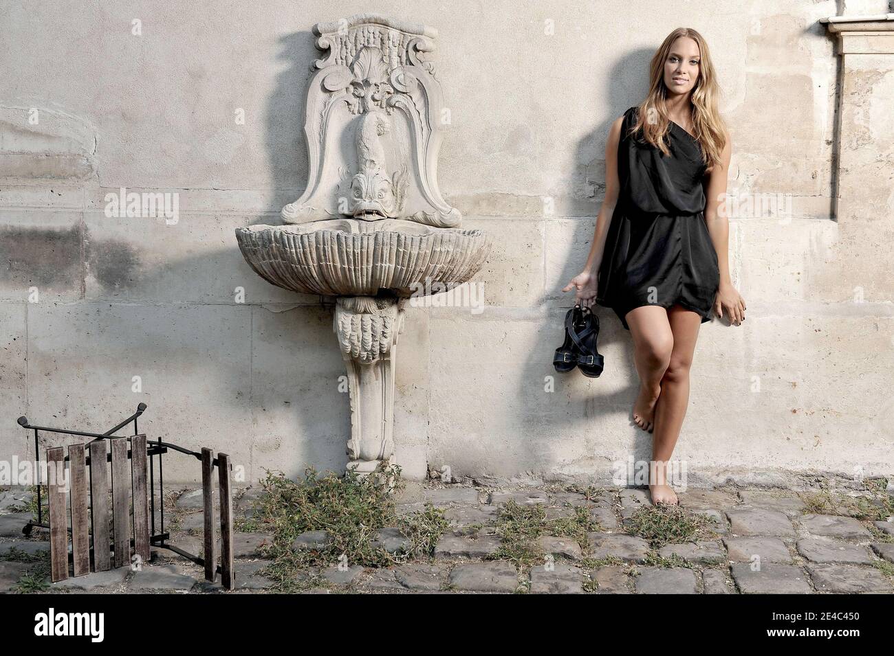 EXCLUSIVE. Swedish singer Agnes Carlsson poses in the gardens of the ...