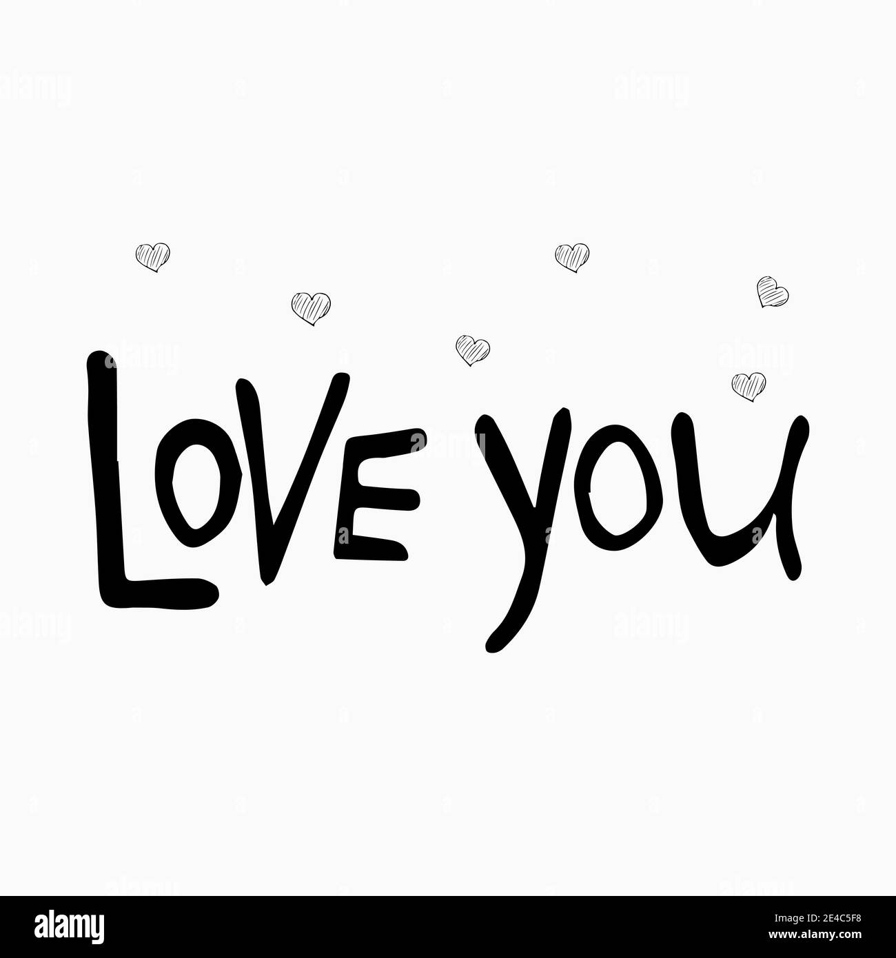 Hand writing love word on Black and White Stock Photos & Images - Alamy