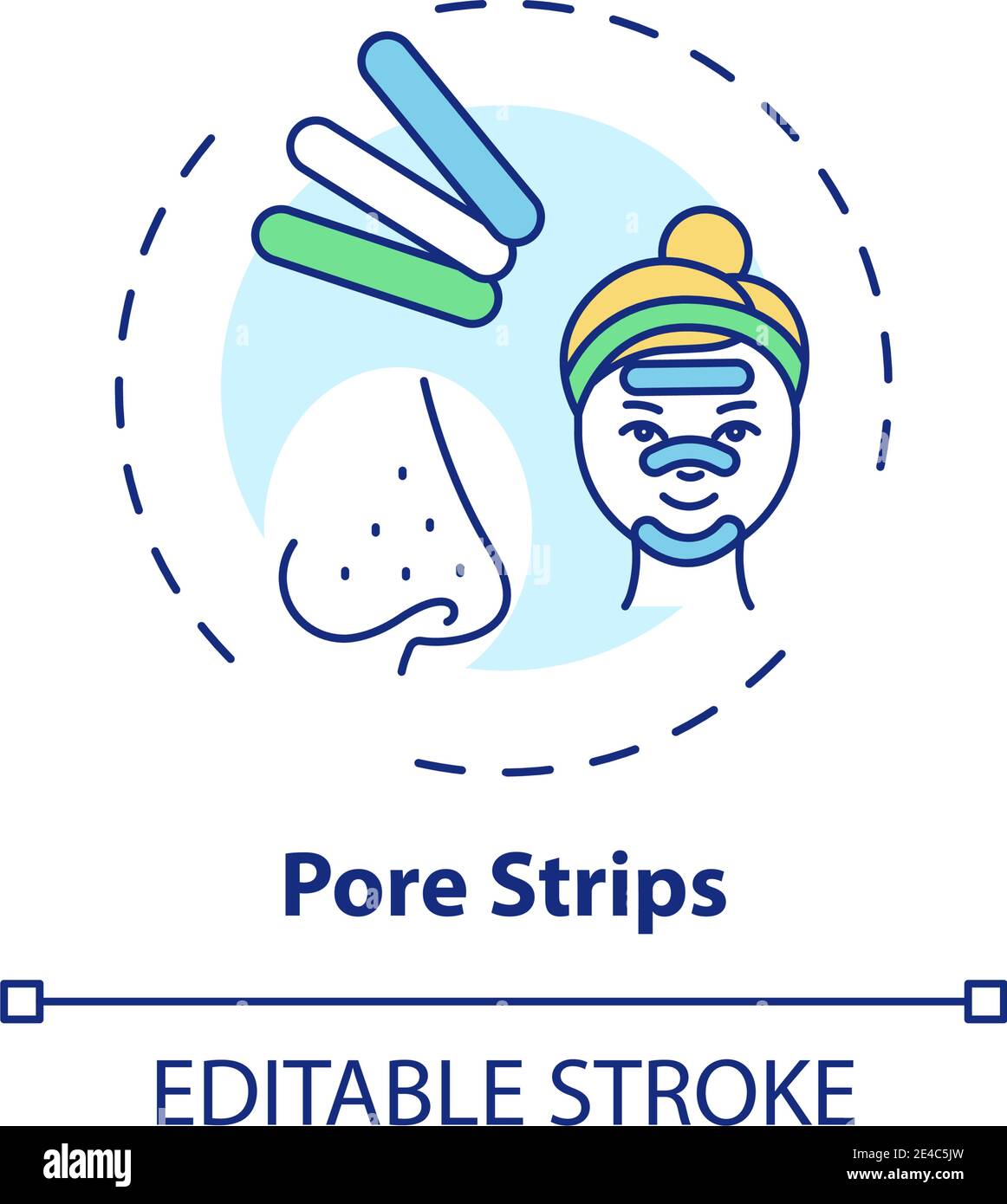 Face strips Cut Out Stock Images & Pictures - Alamy