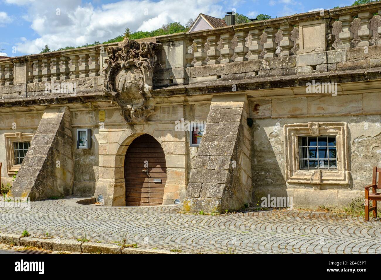 The orangery garden in the cloister gardens of the Cistercian Abbey of ...