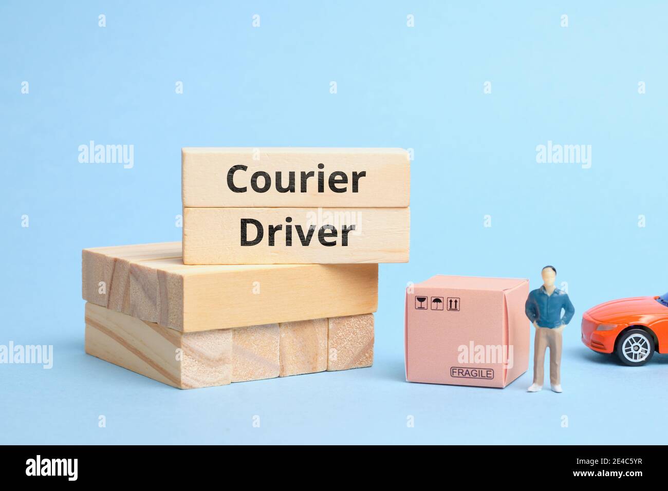 Courier driver hi-res stock photography and images - Alamy