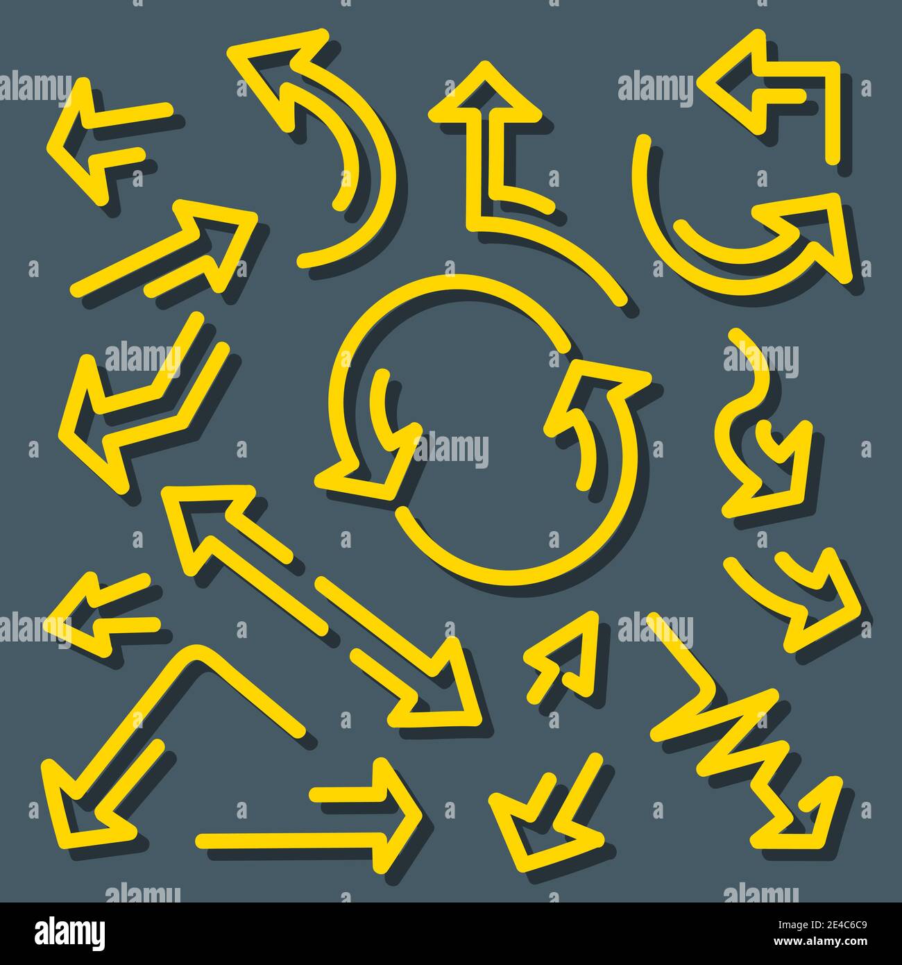 Arrows grunge Stock Vector Images - Alamy