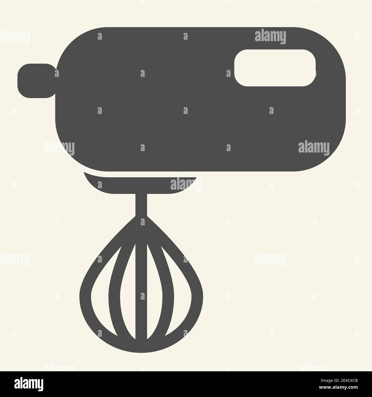 Kitchen mixer solid icon. Electric hand mixer symbol, glyph style ...