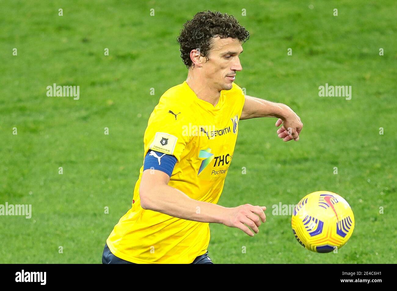 2020, Moscow, Otkrytie Arena. Spartak Moscow players. In picutre: Roman ...