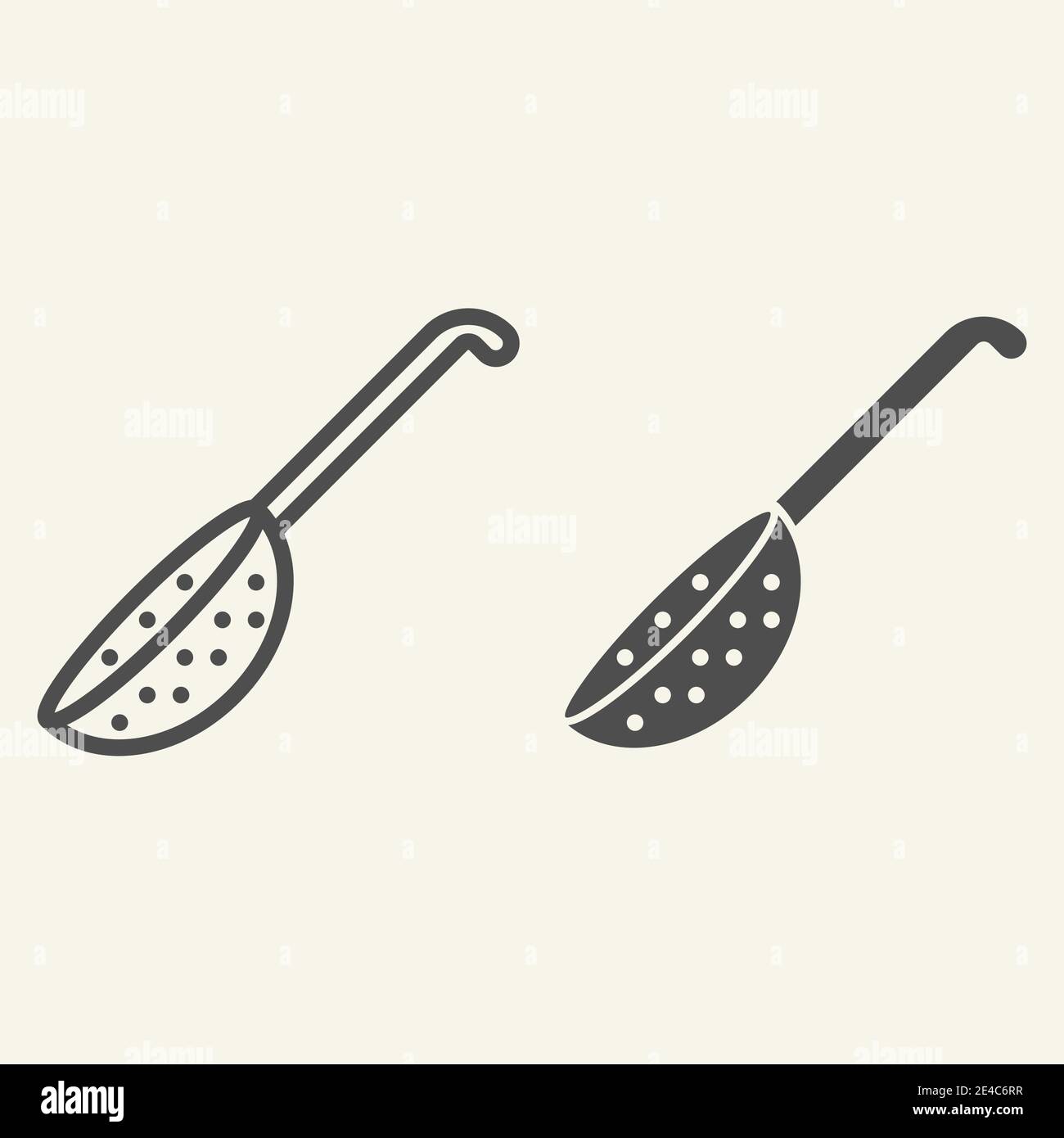 Colander beige kitchen equipment hi-res stock photography and images ...