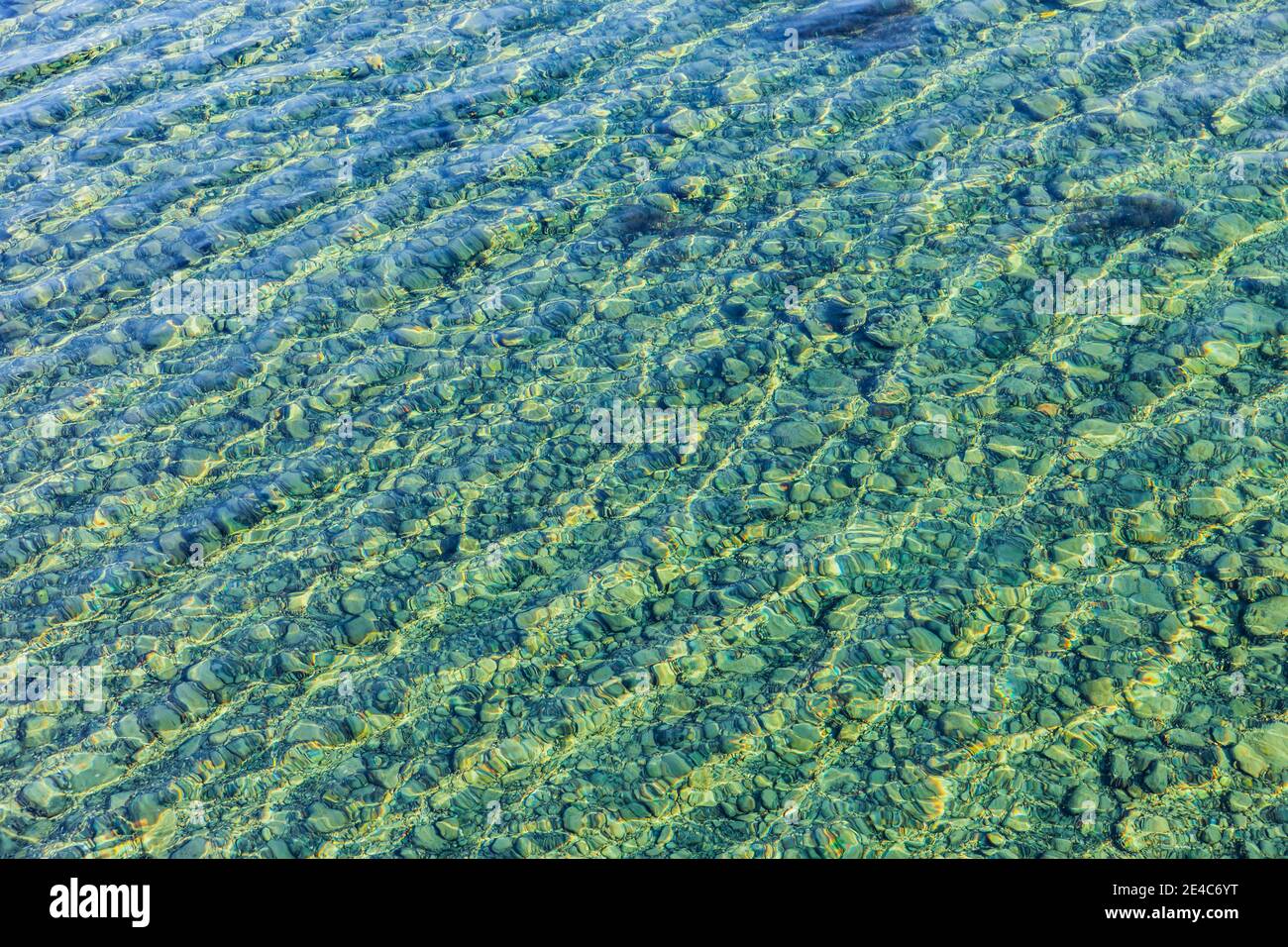 Water reflection in clear water Stock Photo - Alamy