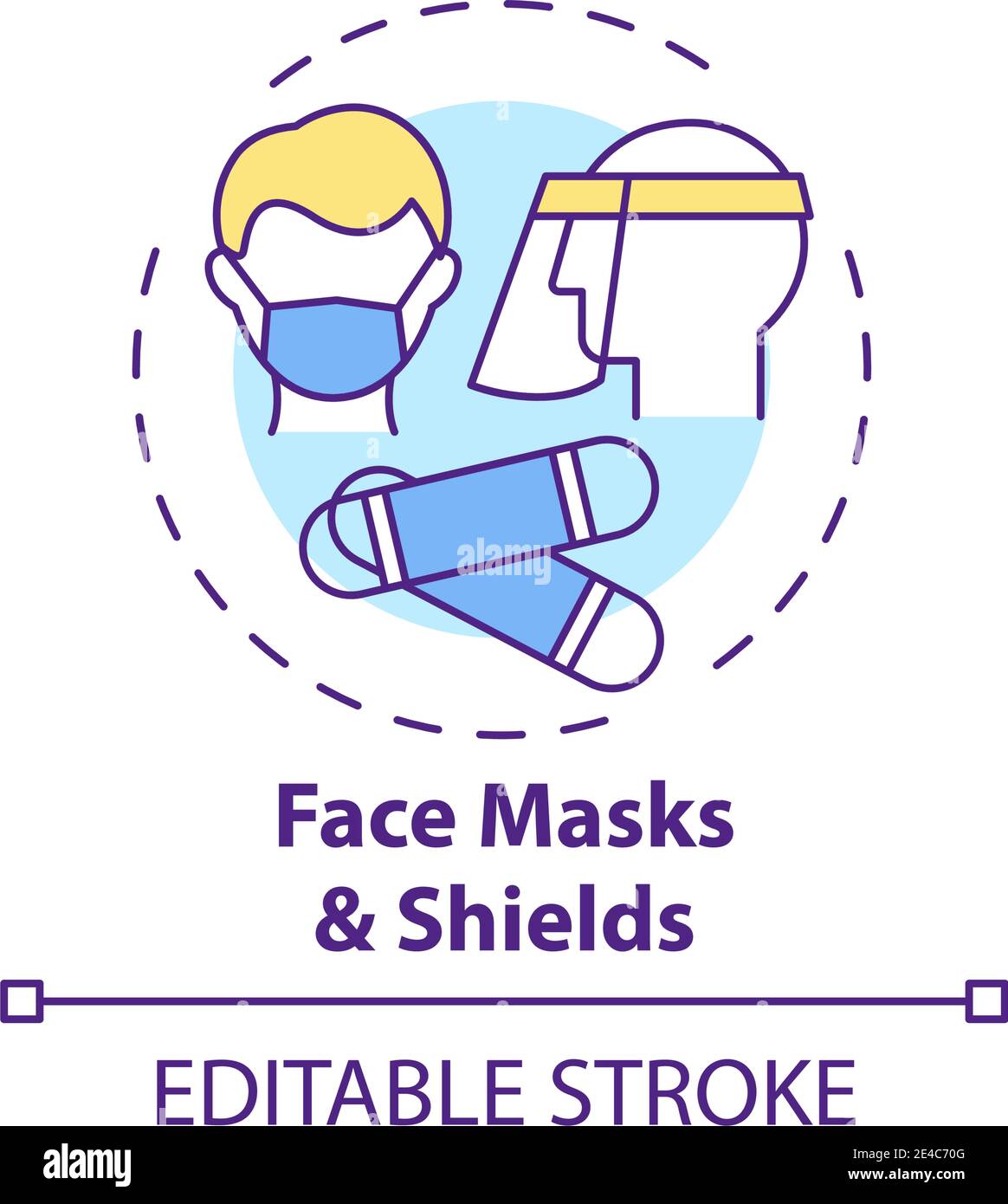 Face shields medical Stock Vector Images - Alamy