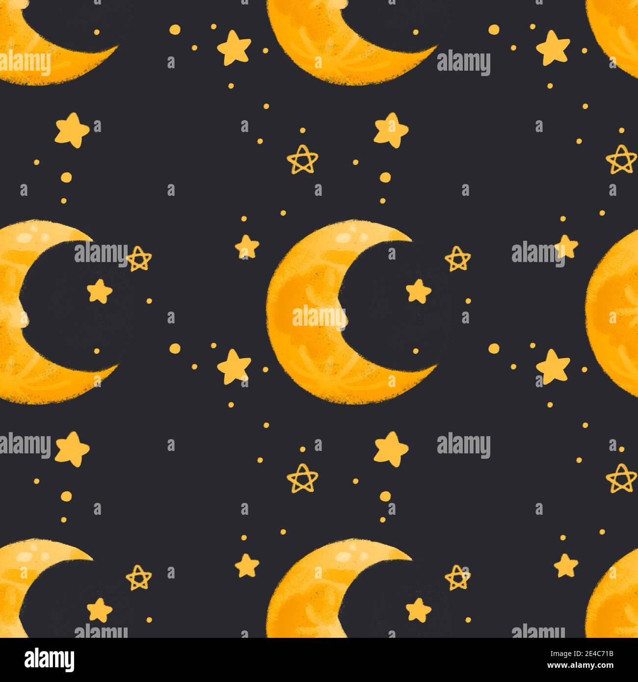 Drawing moon stars hi-res stock photography and images - Alamy