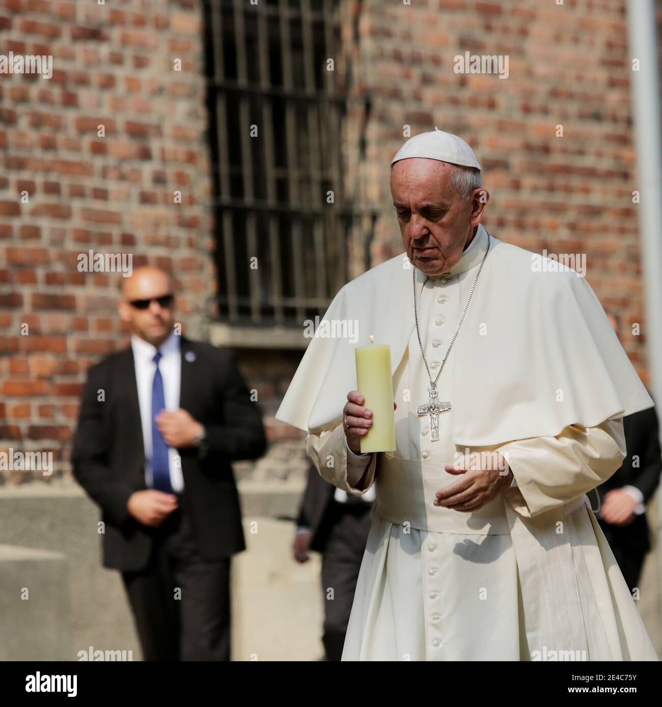 OSWIECIM, POLAND - JULY 29, 2016: Visit of the Holy Father, Pope ...