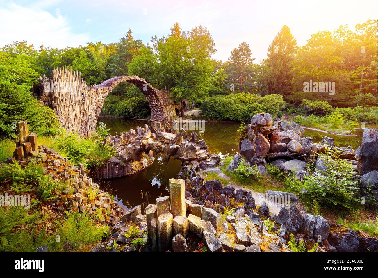 Rakotzbrucke bridge hi-res stock photography and images - Alamy