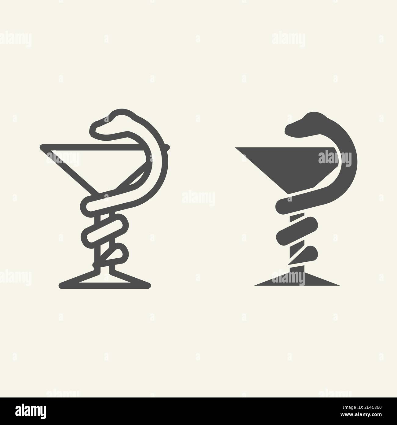 Pharmacy snake symbol hi-res stock photography and images - Alamy