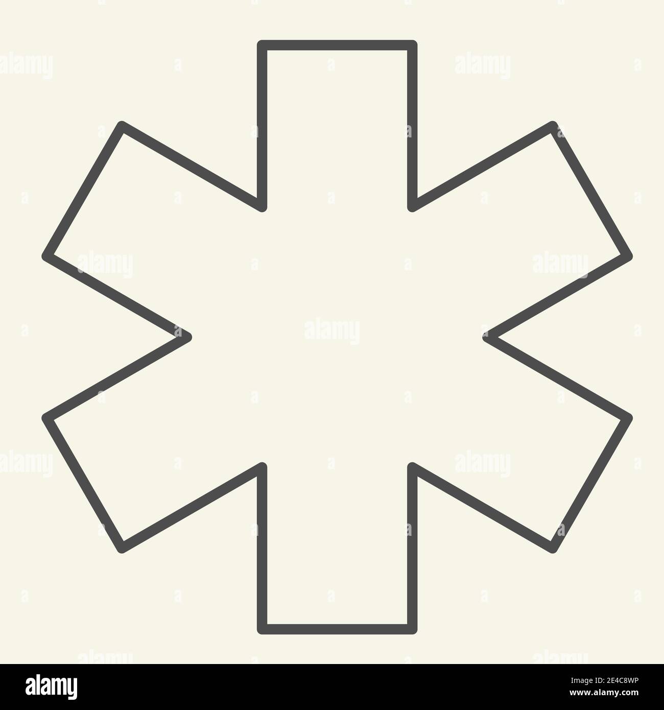 Star Of Life Logo Vector