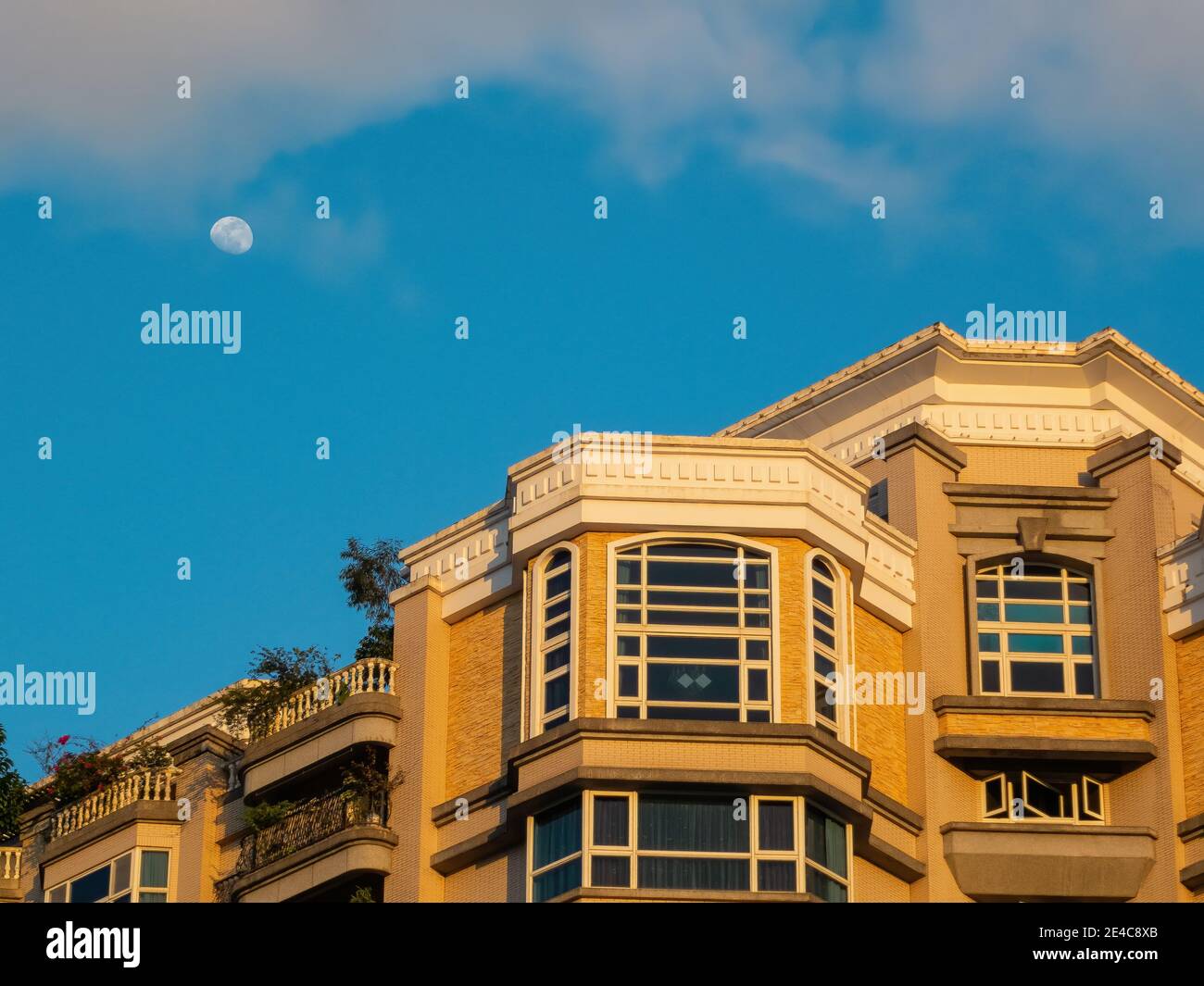 Exterior view of the building of Tang Quan Yosemite at Xindian District ...