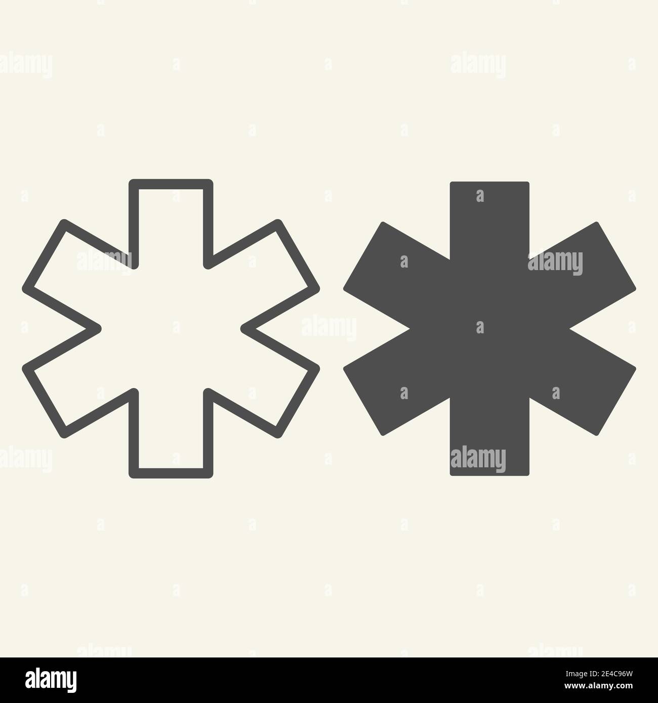 Star Of Life Outline